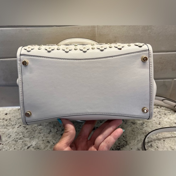 Coach | Bags | Coach Mini White Crosby Carryall Euc | Poshmark
